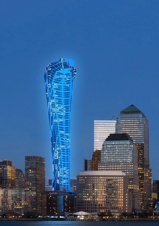 Asian Cobra Tower : Vasily Klyukin's proposal for any Asian city!