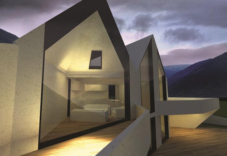 Shape-shifting house by D*haus: Responding to Nature